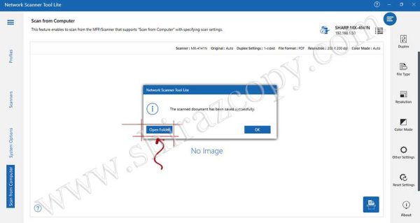 آموزش نصب اسکن دستگاه‌های فتوکپی شارپ با استفاده از نرم‌افزار network scanner tool lite – شیرازکپی